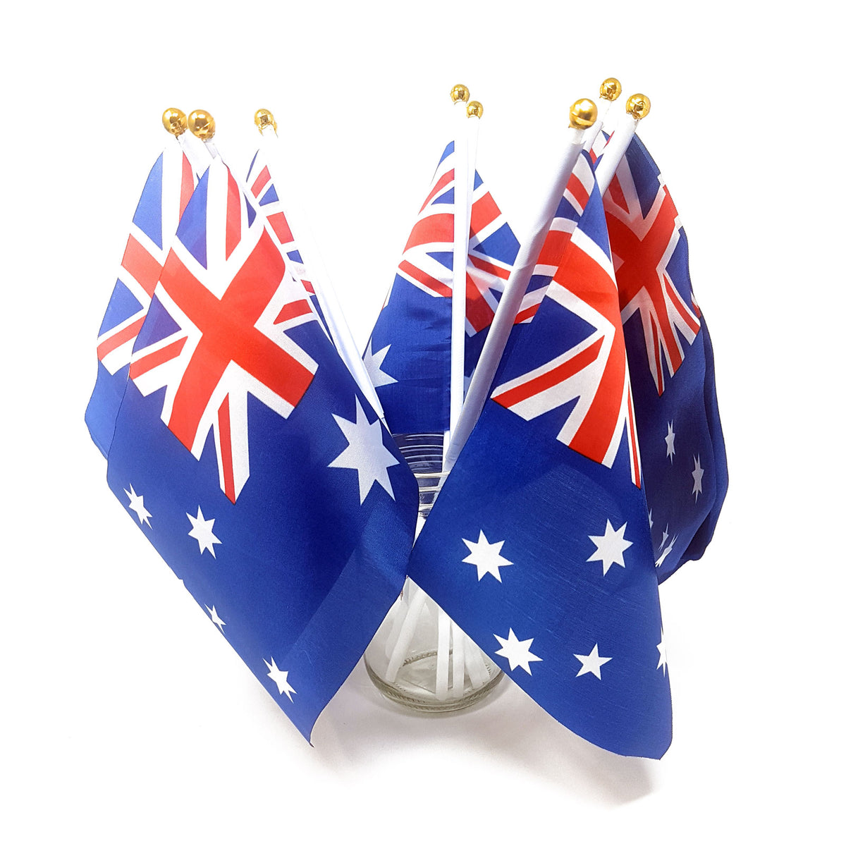 Pack of 10 Mini Handheld Country Flags – WS Accessories