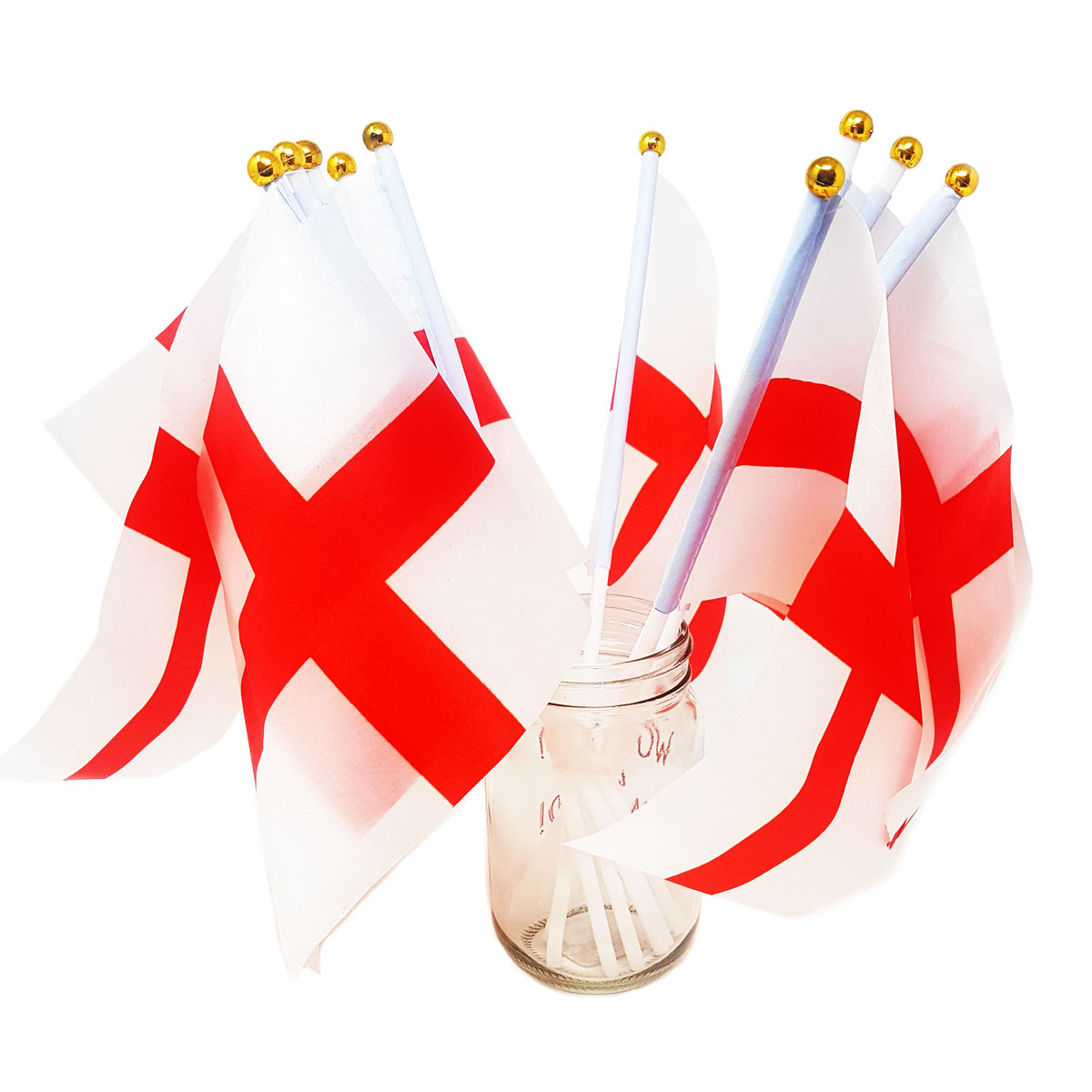 Pack of 10 Mini Handheld Country Flags – WS Accessories